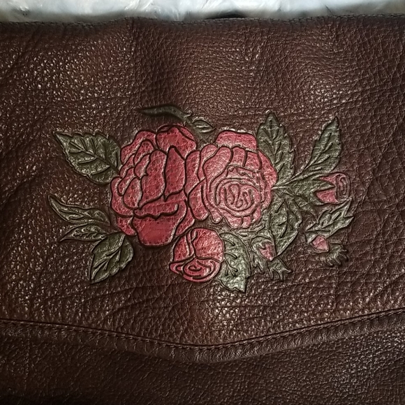 Hopeless Romantic | Bags | Hopeless Romantic Leather Rose Crossbody Bag ...